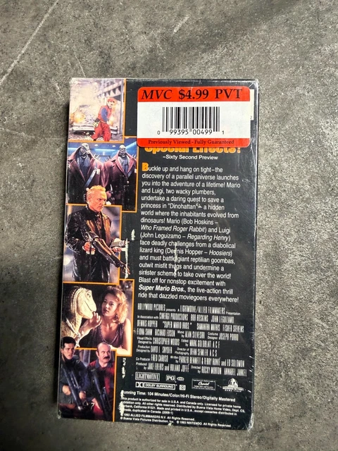 SUPER MARIO BROS. It's A Blast! (1993) Vhs Tape £87.72 - PicClick UK