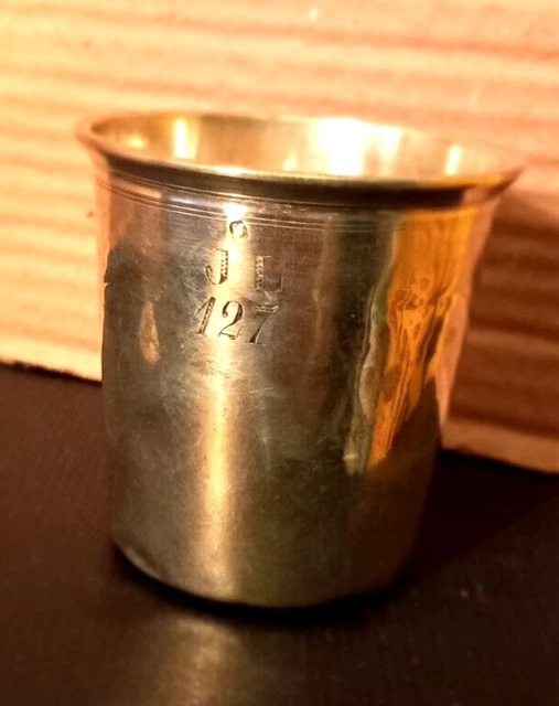 TIMBALE- GOBELET- ARGENT poinçon Minerve Orfèvre SUROT EUR 45,00 ...