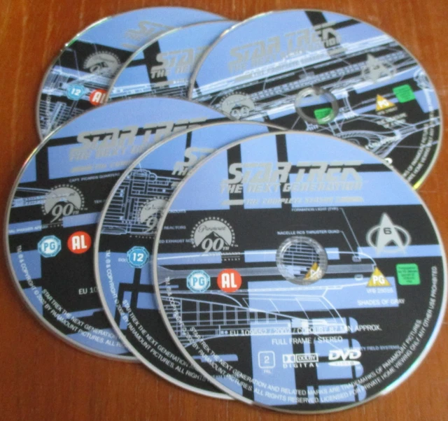 STAR TREK - The Next Generation - Series 2 - Complete (DVD, 2002, 6 ...