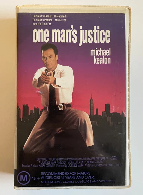 ONE MAN’S JUSTICE (One Good Cop) [VHS] Hollywood Pictures Video Ex ...