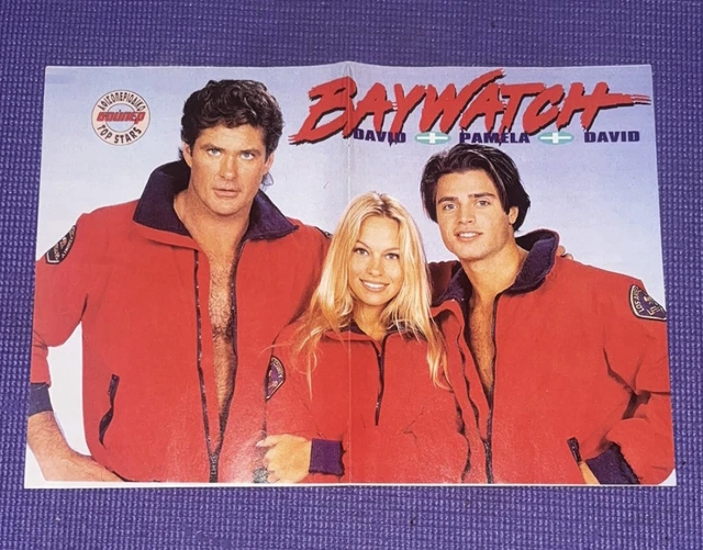 BAYWATCH PAMELA ANDERSON / Kevin Costner rare Old poster from Greek ...