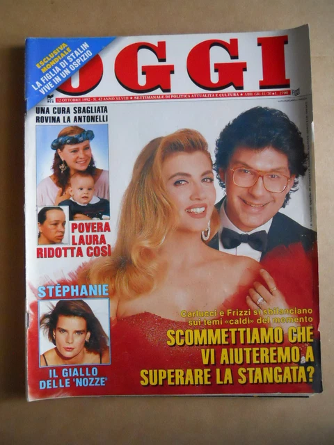 OGGI N°42 1992 Dramma di Laura Antonelli Stephanie di Monaco [G591] EUR ...