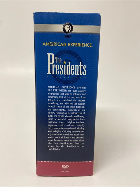 PBS AMERICAN EXPERIENCE The Presidents Collection (15-Disc Box Set DVD ...