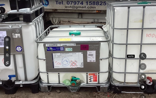 TINY 300 LITRE IBC Bulk Water Storage Tank Miniature Small Stillage ...