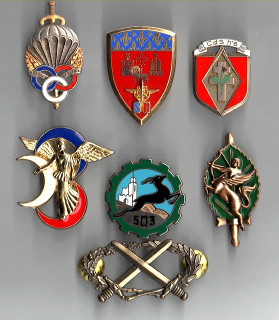 LOT DE 7 Insignes Militaire Divers EUR 12,00 - PicClick FR