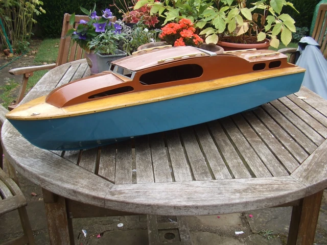 GENUINE VINTAGE SEA COMMANDER R/C BOAT model 35" L £125.00 - PicClick UK