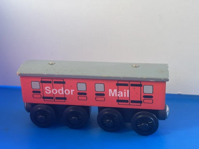 SODOR MAIL COACH/EXPRESS-1997- Wooden Thomas Railway Trains $69.99 ...