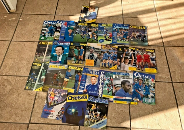 CHELSEA FC OFFICIAL 26 Matchday Magazines Various Years between 1980 ...