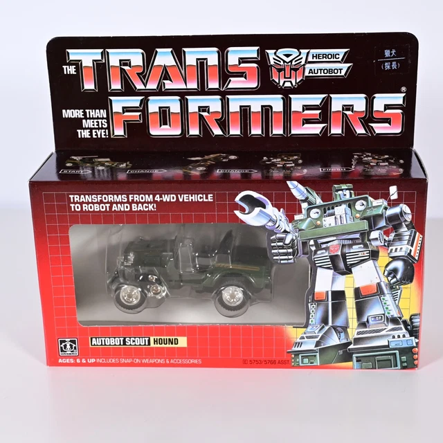 HASBRO TRANSFORMERS G1 Autobot Scout Hound vintage RARO & SIGILLATO EUR ...