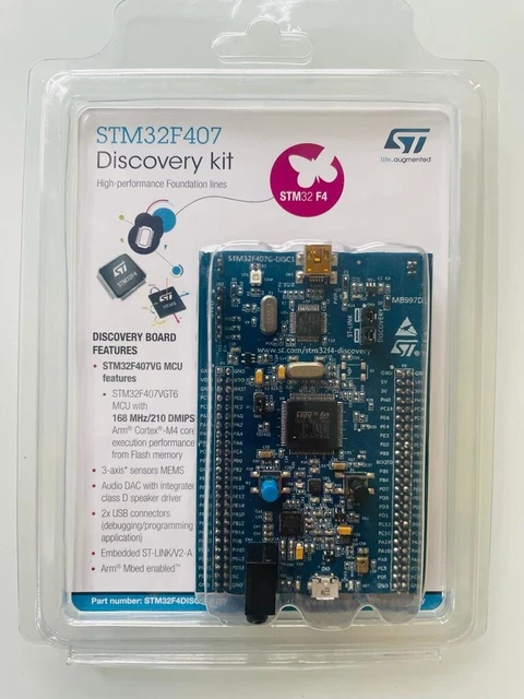 STMICROELECTRONICS STM32F4 DISCOVERY Kit for STM32F407 $84.00 - PicClick