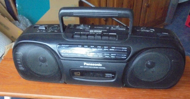 PANASONIC RX-FS430 RETRO Ghetto Blaster Boombox Radio Stereo Cassette ...