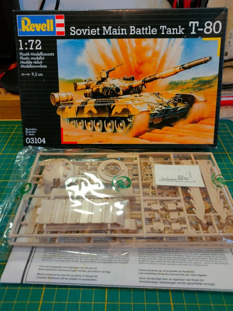 REVELL 03104 Soviet Main Battle T-80 1/72 EUR 9,00 - PicClick FR