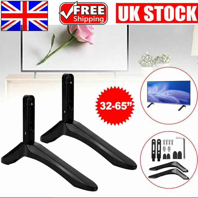 TV STAND BASE Mount Universal Television Bracket For 32- 65Inch Samsung ...