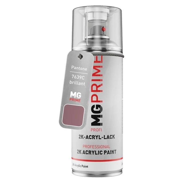 PANTONE 7639C RED brillant acrylique bombe aérosol 2C 400ml séchage ...