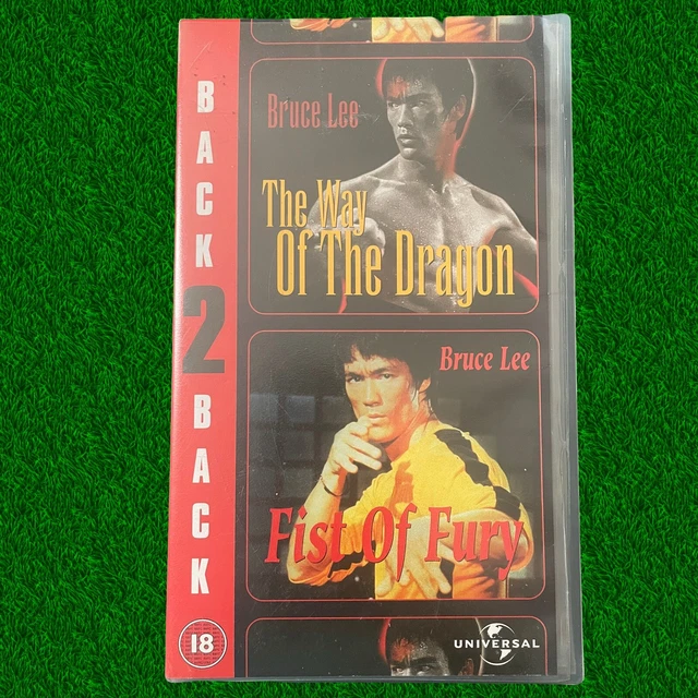BRUCE LEE BACK 2 back - vhs video tape - the way of the dragon, fist of ...