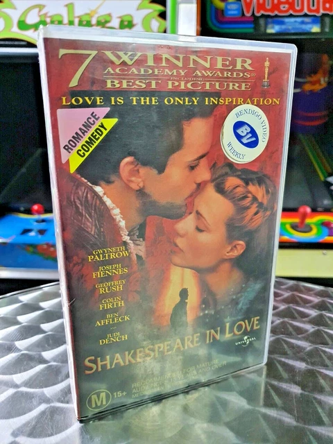 SHAKESPEARE IN LOVE - VHS Movie - Video Tape - Big Box Ex Rental £3.30 ...