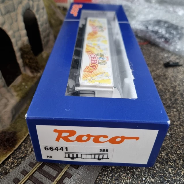 ROCO 66441 HO Eisenbahn Waggon SBB Güterwagen Brauerei Eichhof OVP 1:87 ...