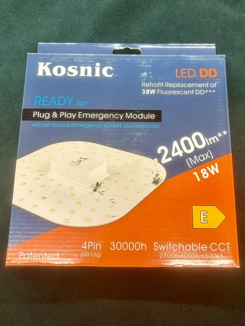 KOSNIC DD18/4P-SCT 18W LED 2D Lampe, 4 Pin, DD, CCT EUR 22,99 - PicClick DE