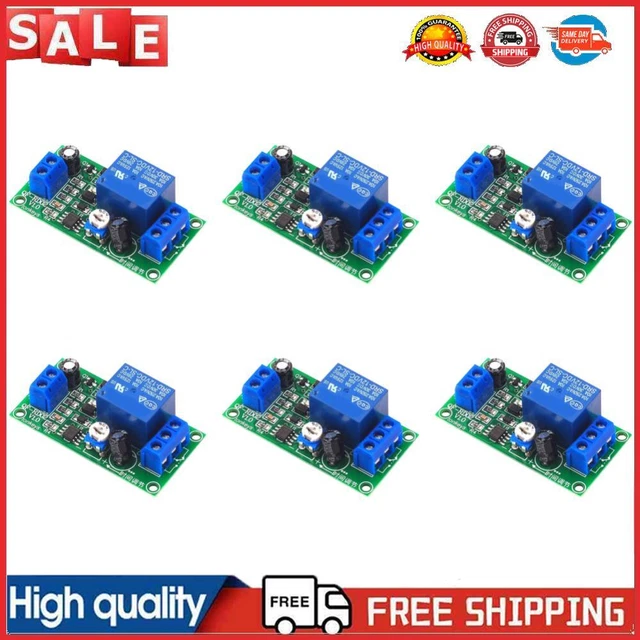 TIME ADJUSTABLE DELAY Relay Module NE555 Timer Control Switch Board 12V DC £10.91 - PicClick UK