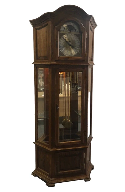 VINTAGE RICHARD BROAD Grand Father Clock Bodmin Cornwall Westminster ...