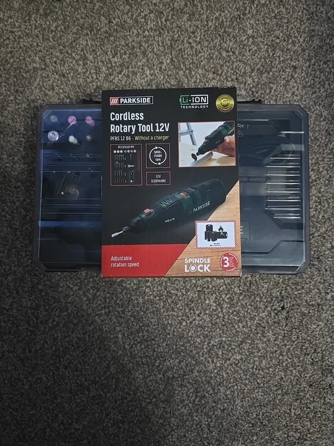 PARKSIDE 12V CORDLESS Rotary Multi Tool Precision Drill Grinder £25.00 ...