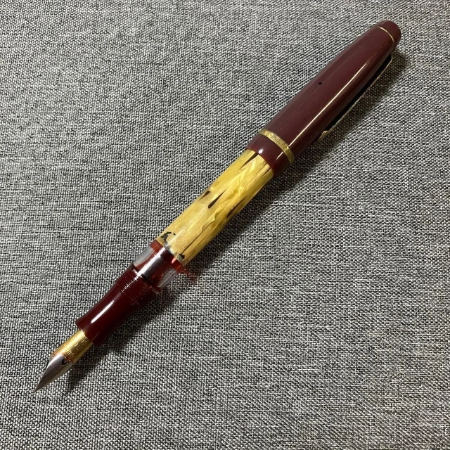 PLATON FOUNTAIN PEN Fine Nib Steel Nib Vintage Japan Piston 5.5in $317. ...