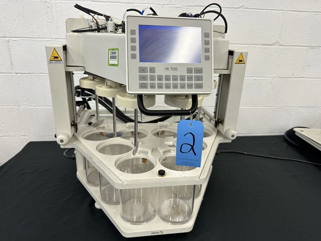 VARIAN VANKEL AGILENT VK 7030 Dissolution Apparatus with Peristaltic ...