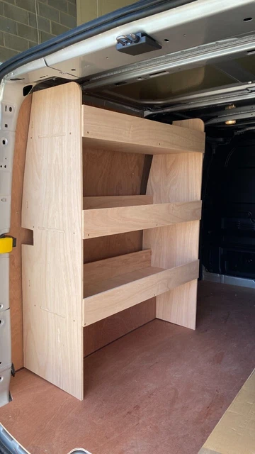 FORD TRANSIT CUSTOM Swb L1 Van Shelving Racking Plywood Tool Storage Ns ...