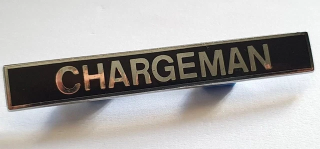 BRITISH RAIL BR 1970's Enamel Staff Uniform Chargeman Badge - J.R Gaunt ...