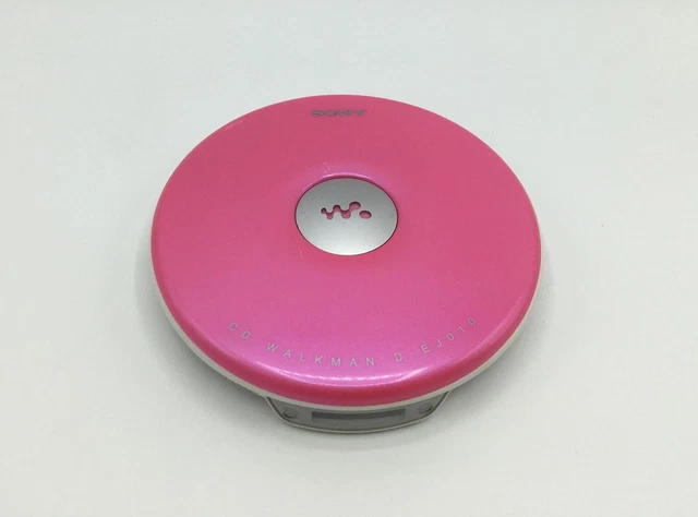 SONY WALKMAN - Portable CD Player - CD-R/RW - Pink (D-EJ010/PI) £52.67 ...
