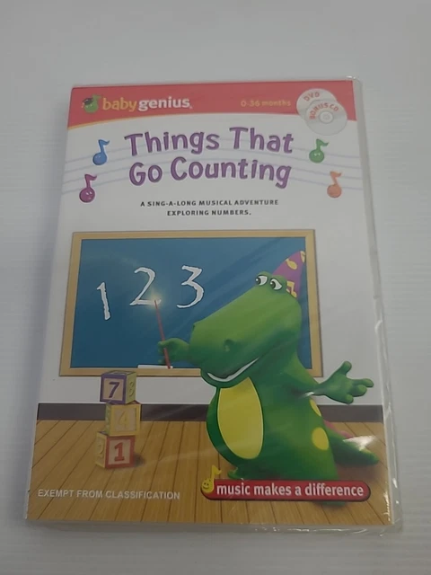 BABY GENIUS - Things that go counting (DVD) - Brand New Sealed Region 1 ...