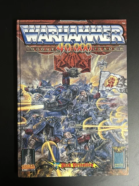 WARHAMMER 40000 ROGUE trader by Rick priestley dedicated & signed Rick ...