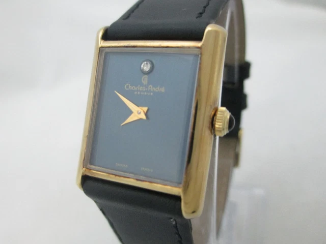 NOS NEW VINTAGE Swiss Mechanical Hand Winding Charles Andre Women's ...