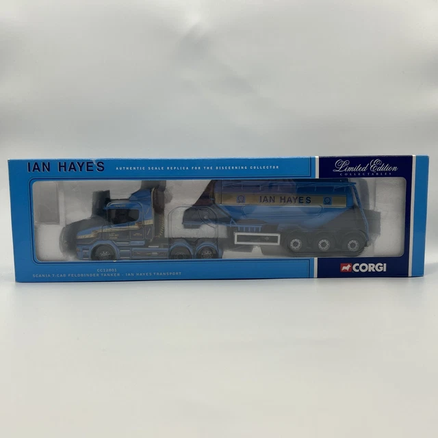 CORGI CC12801 SCANIA T-Cab Feldbinder Tanker, Ian Hayes Transport Ltd ...