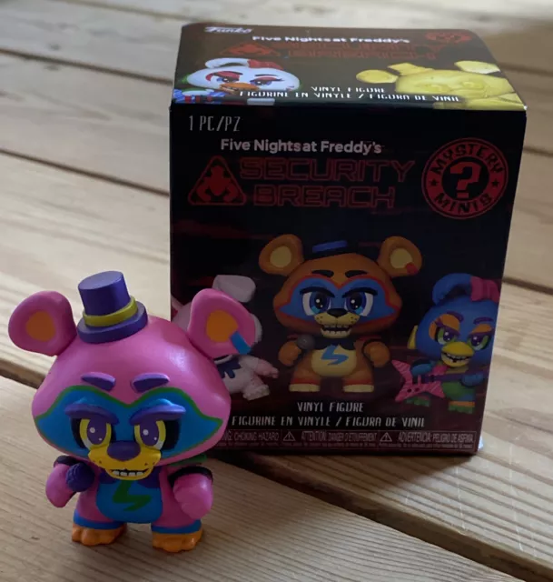 Funko Fnaf Security Breach Glamrock Freddy Blacklight Mystery Mini 1