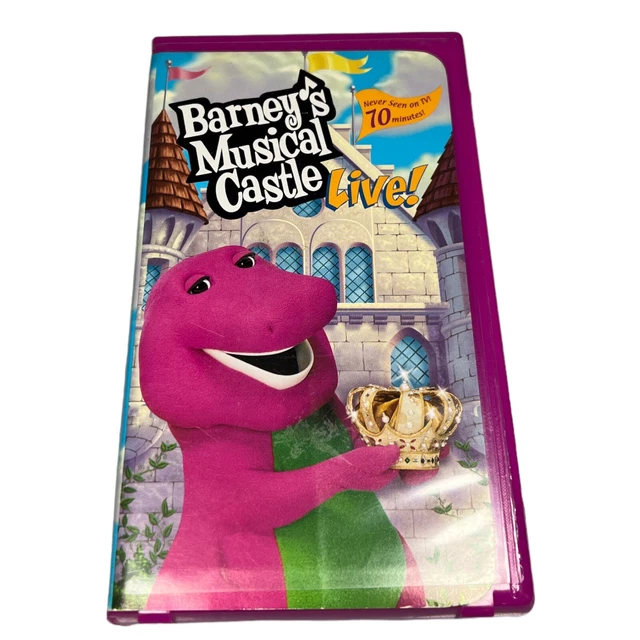 BARNEY'S MUSICAL CASTLE Live! VHS Video Tape RARE! Sing Along Songs £18 ...