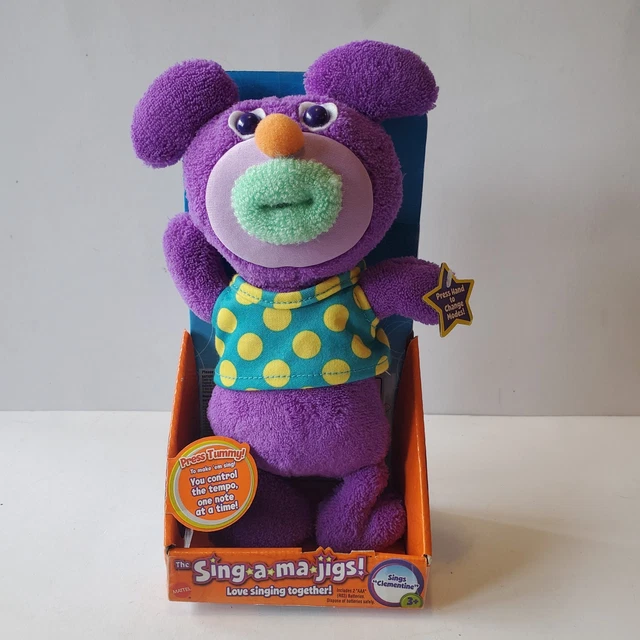 MATTEL SING-A-MA-LINGS SOFT Plush Purple 2011 Fisher Price New Boxed ...