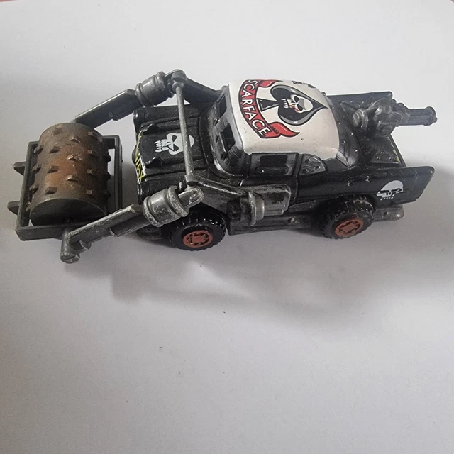 HOT WHEELS ROAD MANIAX Scarface Crash Hot Rod Car w/ Roller 1995 Mattel ...