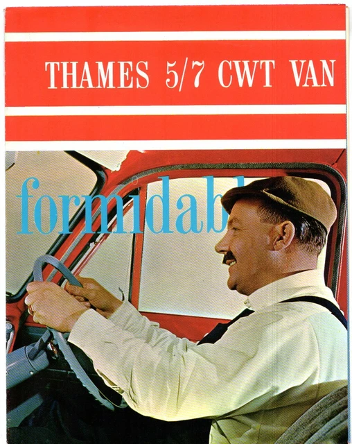 FORD THAMES 5/7CWT Van 1963-1965 UK Market Foldout Sales Brochure ...