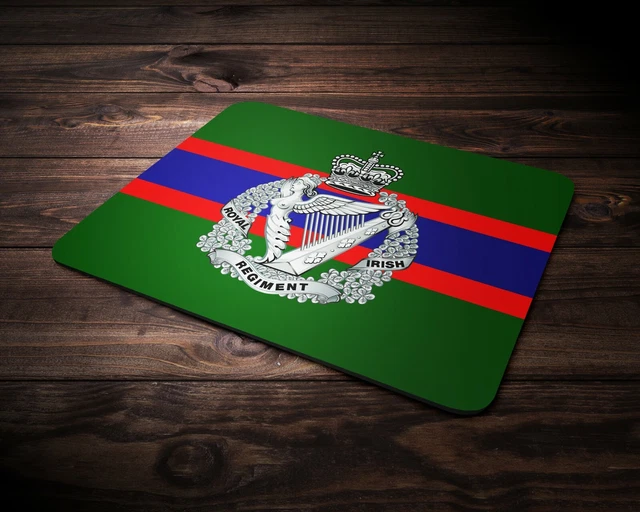THE ROYAL IRISH REGIMENT MOUSEMAT - BRITISH ARMY - MOUSE PAD MAT Faugh ...