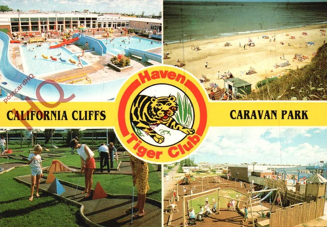 POSTCARD; NORFOLK, CALIFORNIA Cliffs Caravan Park (Multiview) Haven ...