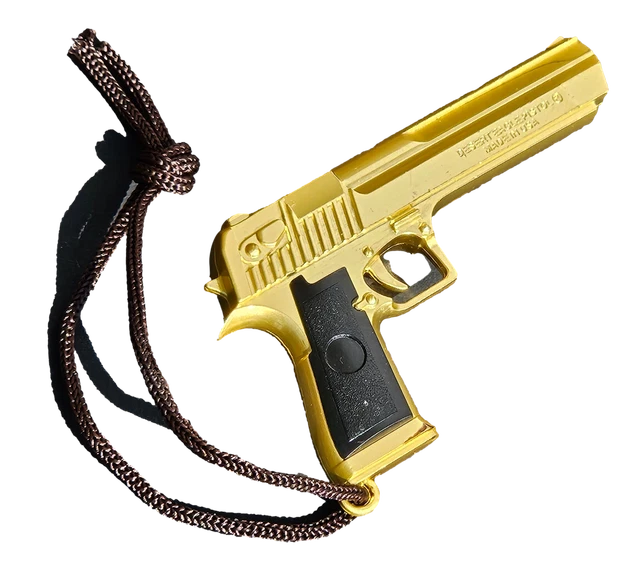 DEADPOOL GOLDEN DESERT Eagle Hand Gun Semi Automatic Pistol 9cm Model ...