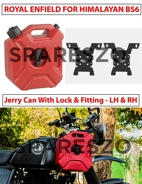 ROYAL ENFIELD COMBO Himalayan BS6 "Jerry Can With Lock And Fitting" RH ...