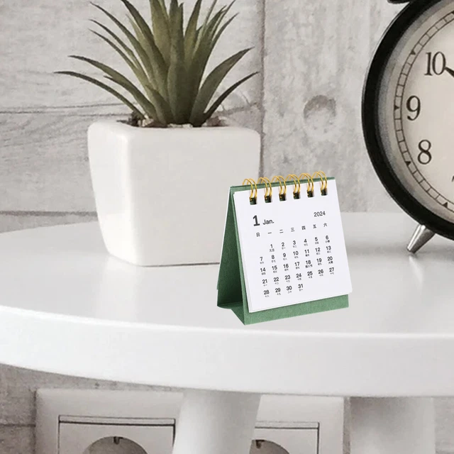 OFFICE DESK CALENDAR Small 2023 2024 Calendar Office Table Calendar ...
