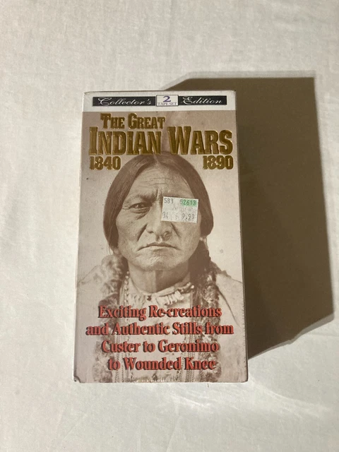 THE GREAT INDIAN Wars [1840-1890] 2 Set VHS New-Sealed $4.95 - PicClick