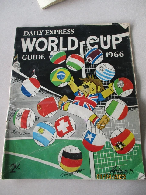 1966 DAILY EXPRESS Official England World Cup Guide £4.50 - PicClick UK