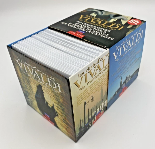 LES CHEFS-D'OEUVRE DE Vivaldi Masterworks Collection 40 CD Boîte Decca ...