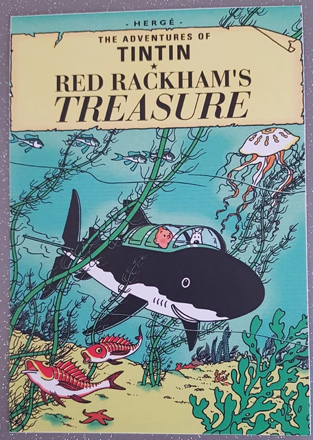 CARTES POSTALES TINTIN - Red Rackham's treasure EUR 1,00 - PicClick FR