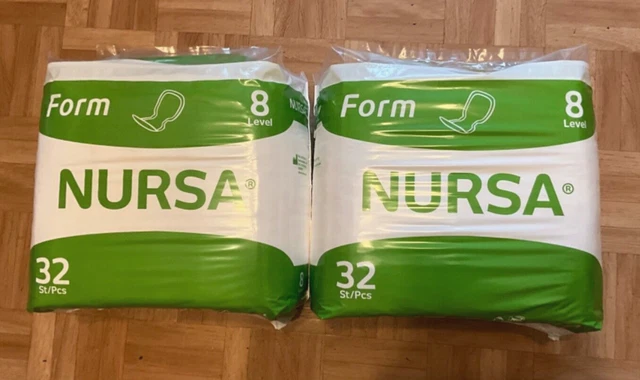 64ST. (2 X 32) NURSA Form Level 8 Inkontinenzeinlage EUR 20,00 ...