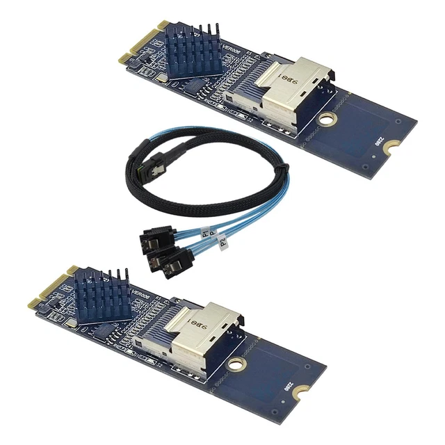 CARTE D'EXTENSION M.2 NVMe vers SFF 8087 3.0, 4 interfaces 3.0, 6 EUR ...